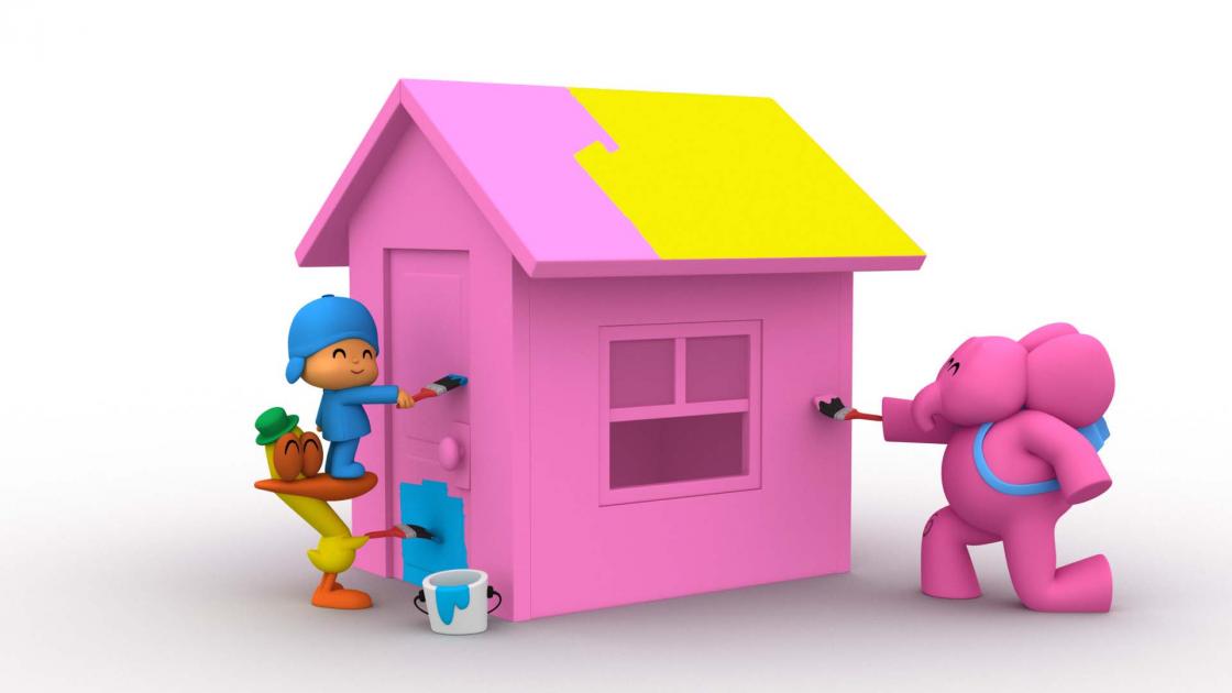 Pocoyo - S4E10 - House of Colors | Knowledge Kids