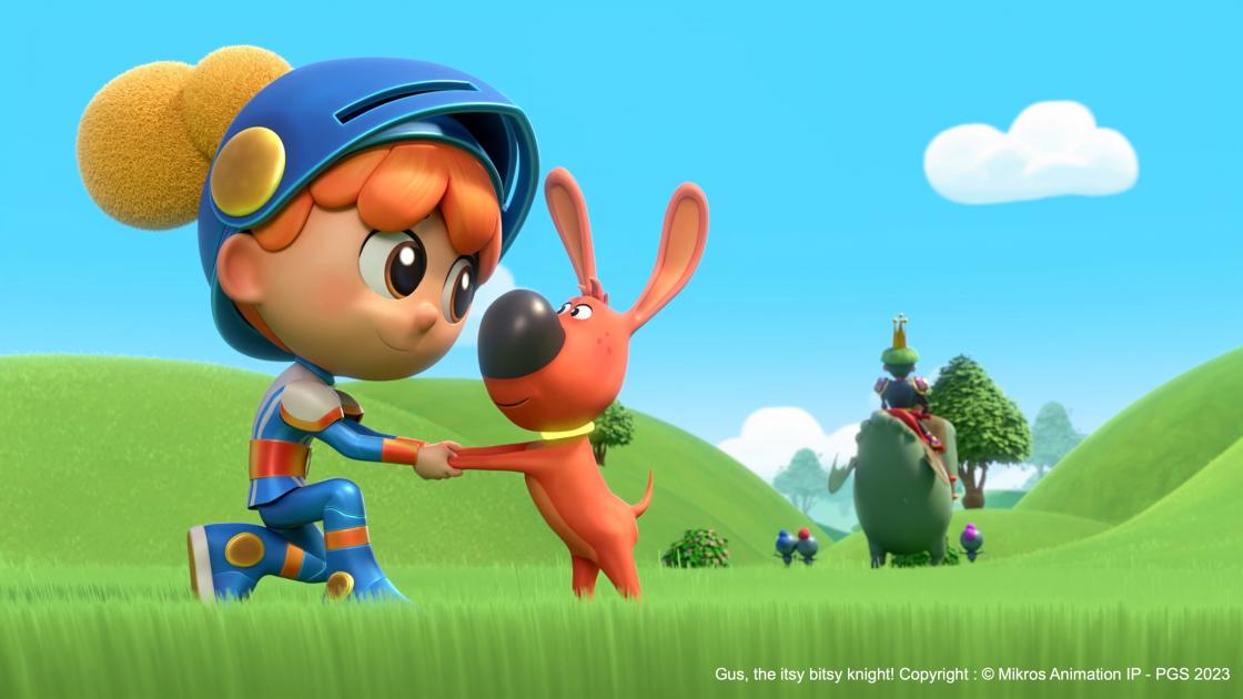 Gus the Itsy Bitsy Knight - S2E10 - Pippy Super Guard Dog | Knowledge Kids