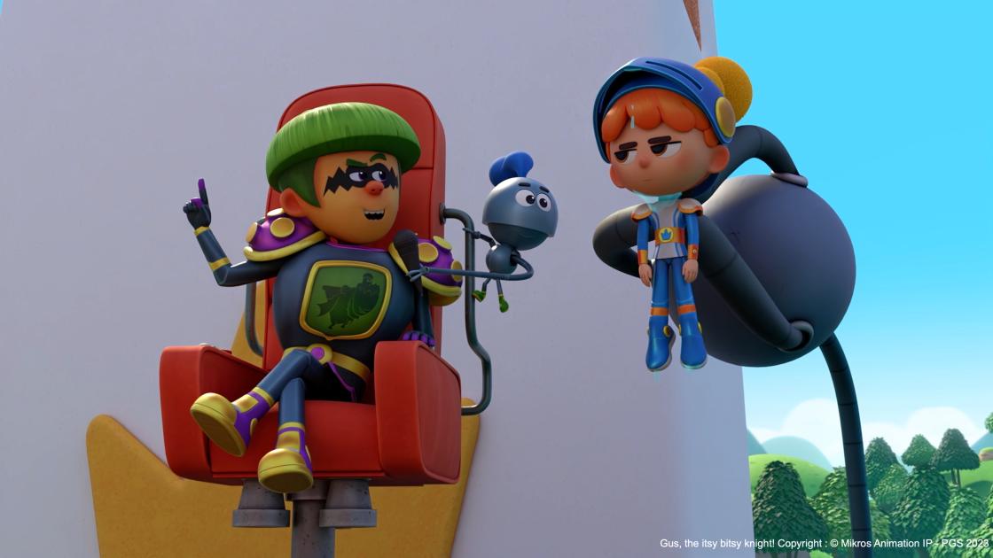 Gus the Itsy Bitsy Knight - S2E25 - The Emerald Shield | Knowledge Kids