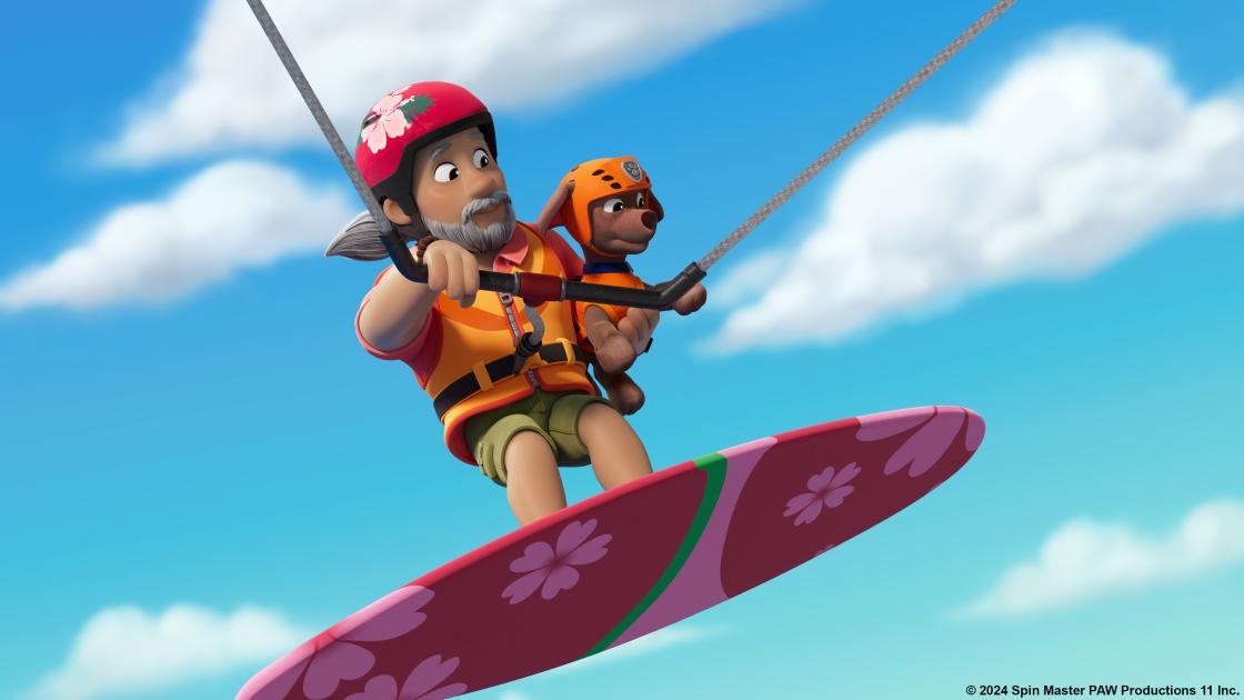 Paw Patrol - S11E7 - Pups Save the Mountain Surfers / Pups Save Humdinger's Home Away From Home ...