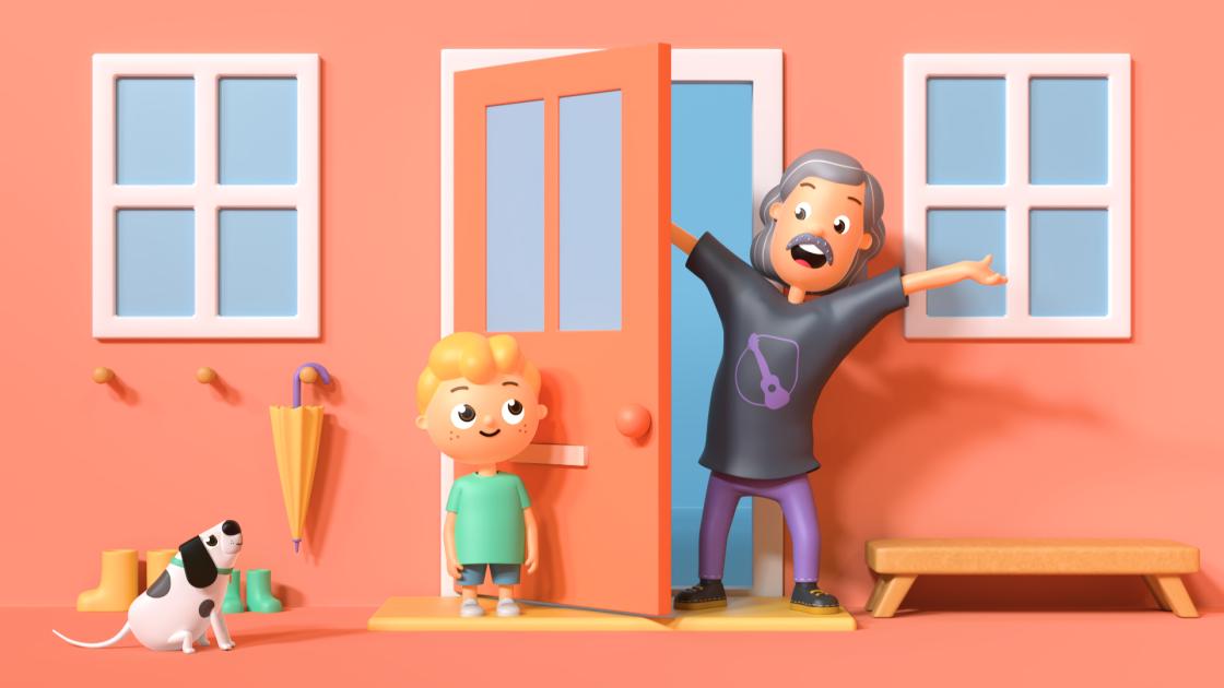 Ready Eddie GO! - E4 - A Visit From Grandpa | Knowledge Kids