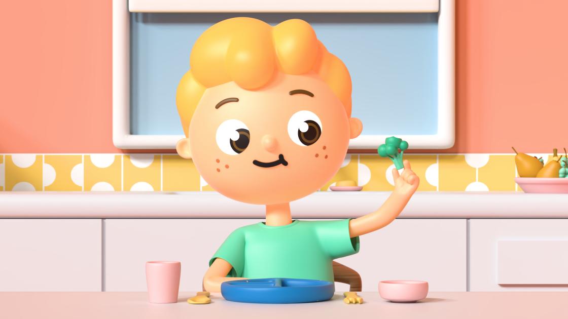 Ready Eddie GO! - E9 - Trying New Food | Knowledge Kids