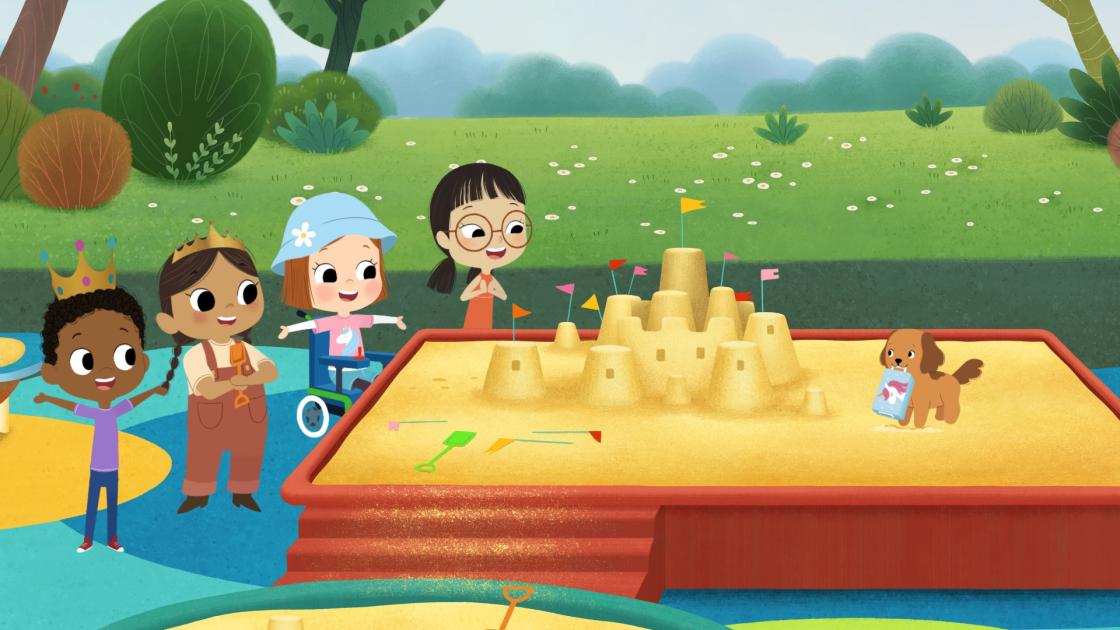 Polly Can Do - E4 - The Sand Castle | Knowledge Kids