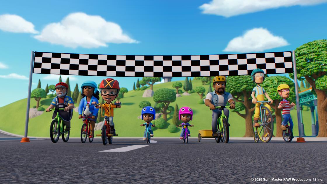 Paw Patrol - S12E2 - Search and Rescue: Pups Save the Bike Race ...